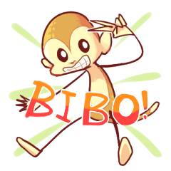 Bibo the Monkey by yoohooyeuhie