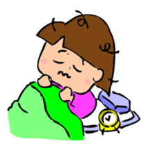 Rina is Girl of narrow eyes by Naoyuki Kasai sticker #11684370