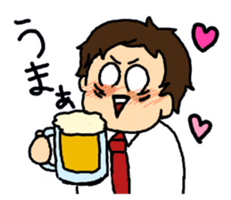 You can make it! The Japanese Salaryman by Buri-Teri sticker #11759211