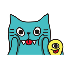 Monster GATO_ver2 by KICHO sticker #11795172