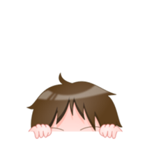 Animated! Question Boy by JTECH sticker #11854956