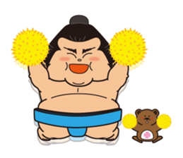 sumo wrestler "rikichikun2" by kuroao sticker #12133492