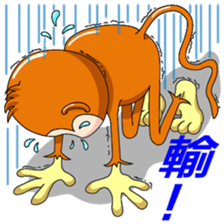 Imo the Giving Monkey by Twiggy Lam sticker #12262092