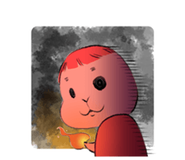 Amamichan the "Kenmun" by sarette sticker #12308957