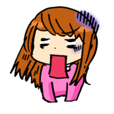 feelings rich girl Yutakachan by e-suke sticker #12318855