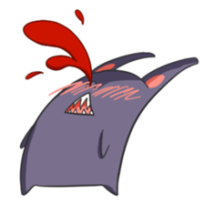 Aggressive Rabbit and The Bunch by DiWine Waro sticker #12355504