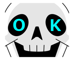Move! The Skull [Unique animation] by kii hii sticker #12357887