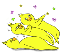 Three Brothers Of Chicken by LITORU sticker #12362488