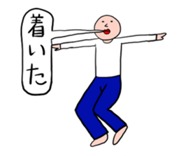 Men of a straight face2 by usiko sticker #12404540