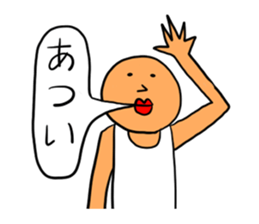 Men of a straight face2 by usiko sticker #12404559