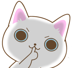 Sticker everyday pose of cat by hyakubi sticker #12506740