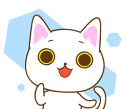 Sticker everyday pose of cat by hyakubi sticker #12506742