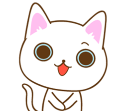 Sticker everyday pose of cat by hyakubi sticker #12506758