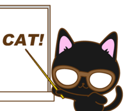 Sticker everyday pose of cat by hyakubi sticker #12506760