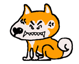 Shiba inu MOMO chan the third as well 8 by calimon sticker #12551125