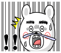 Thick eyebrows of bear by udonnkenn no goma sticker #12734214