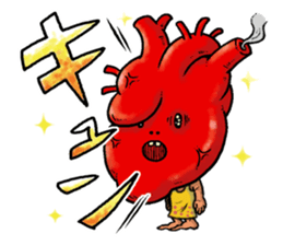 The Internal organs by yoshimaru yamada sticker #13147334