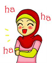Zahara_Cute Hijab by lala_lili sticker #13166891