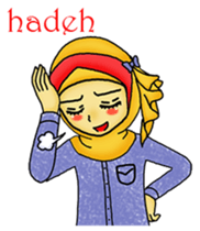 Zahara_Cute Hijab by lala_lili sticker #13166901