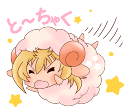 Rex the fluffy sheep by Haru Kahuugetsu