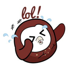 Pico the little owl by zoopaco sticker #13459395