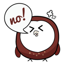 Pico the little owl by zoopaco sticker #13459398