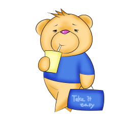 An easy-going bear by Ted Aoki