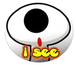 one eye alien sticker by vir9 sticker #13718980