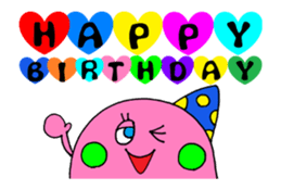 "HAPPY BIRTHDAY" animation sticker by Rienbow sticker #13737183