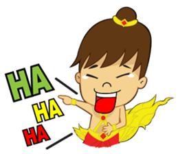 Kuman noi (English Version) by Bahntoonthai Studio sticker #13806364