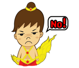 Kuman noi (English Version) by Bahntoonthai Studio sticker #13806372