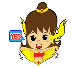 Kuman noi (English Version) by Bahntoonthai Studio sticker #13806373