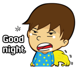 Kuman noi (English Version) by Bahntoonthai Studio sticker #13806395