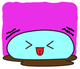 MOCHI MUCHI (MIZU MOCHI WATER CAKE) by Glossy cute sticker #13872477