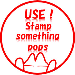 USE! Sticker something pops(ENG) by nsrusagi