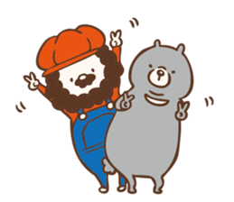 Uncle Patrick and the bear by Leikkimokki