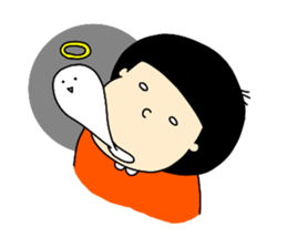 maco-chan sticker by shira sticker #14034385