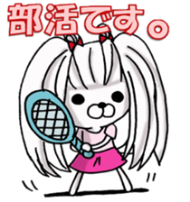 girl-dogs!!female high-school student by TAMI-CONOKO sticker #14040575