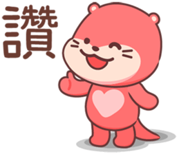 Dori the happy Otter! by Daucheng Enterprise Co., Ltd sticker #14351946