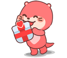 Dori the happy Otter! by Daucheng Enterprise Co., Ltd sticker #14351963