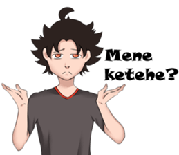 Tom the architecture student by Ritoem sticker #14437687