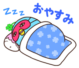 Good luck! The blue bird of happiness by ROSHIHI sticker #14506613