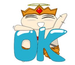 fat angel boy 1 by Thanakrit Taechsophonphokin sticker #14531016