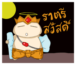 fat angel boy 1 by Thanakrit Taechsophonphokin sticker #14531018