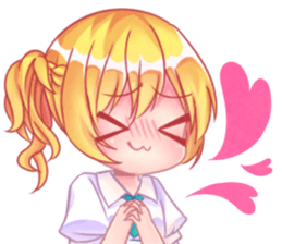 The Little Girls With Cute Feeling by K III sticker #14601351