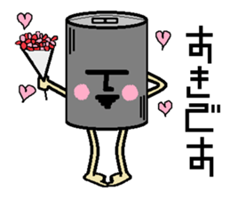 aluminum can character man reaction by chicharito sticker #15062775