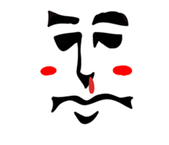 Ugly Faces ~:) by hahaha sticker #15506943