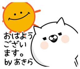 Akira Man's Name Sticker by type-E sticker #15642011