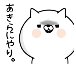 Akira Man's Name Sticker by type-E sticker #15642021