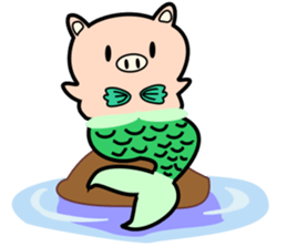 Pig&Pag Show by WaruntornW sticker #15695755